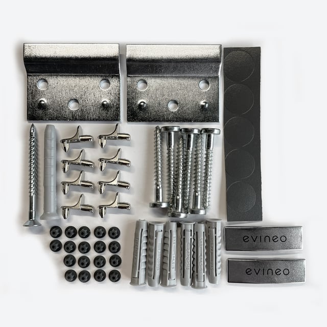 evineo ineo set of fittings for tall unit and side unit, with shelf ...