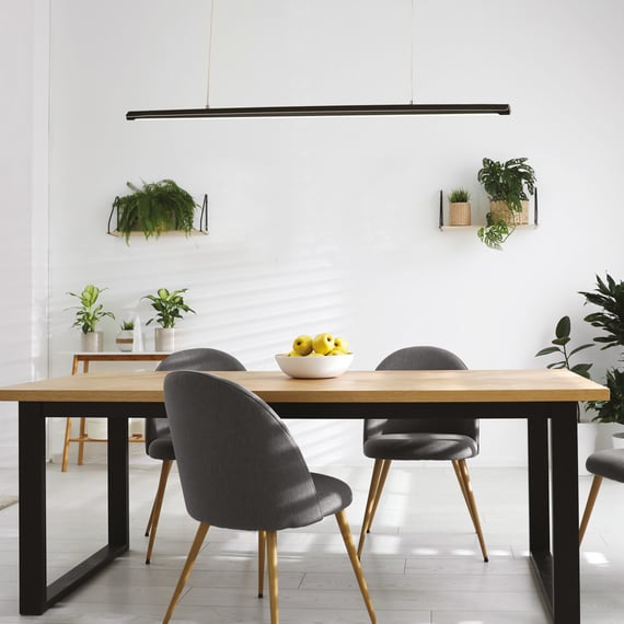FABAS LUCE Mason LED pendant light with dimmer black - 3696-45-101 | REUTER