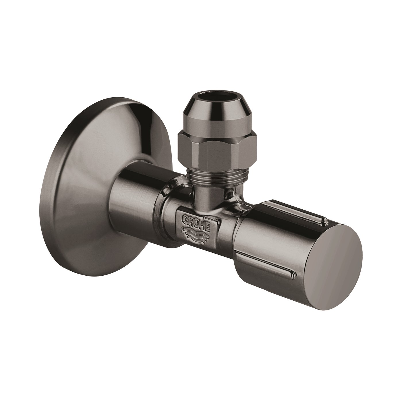 Grohe Universal angle valve, 1/2" x 3/8" with compression joint, hard ...