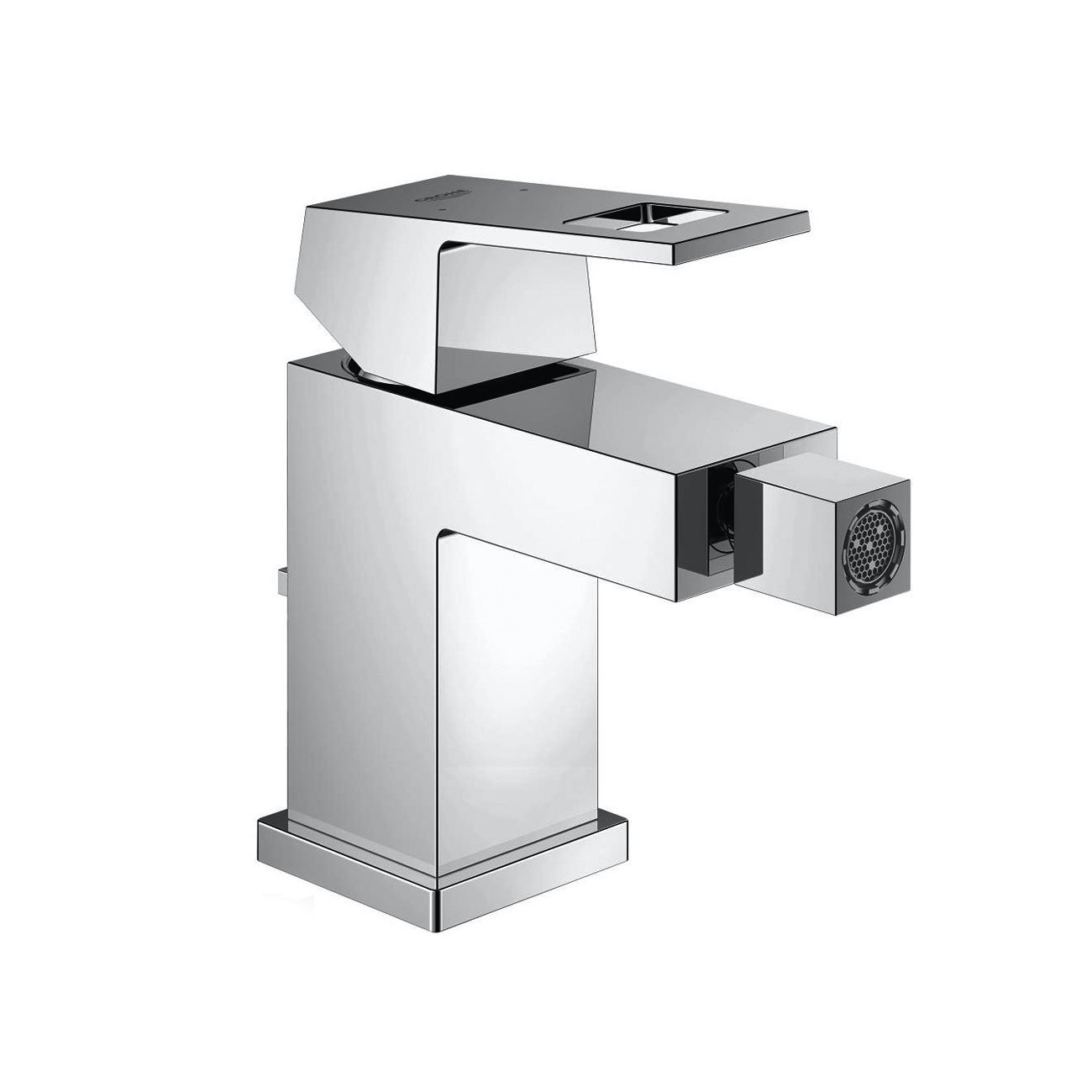 Grohe Eurocube bidet mixer with pop-up waste set, chrome - 23138000 ...