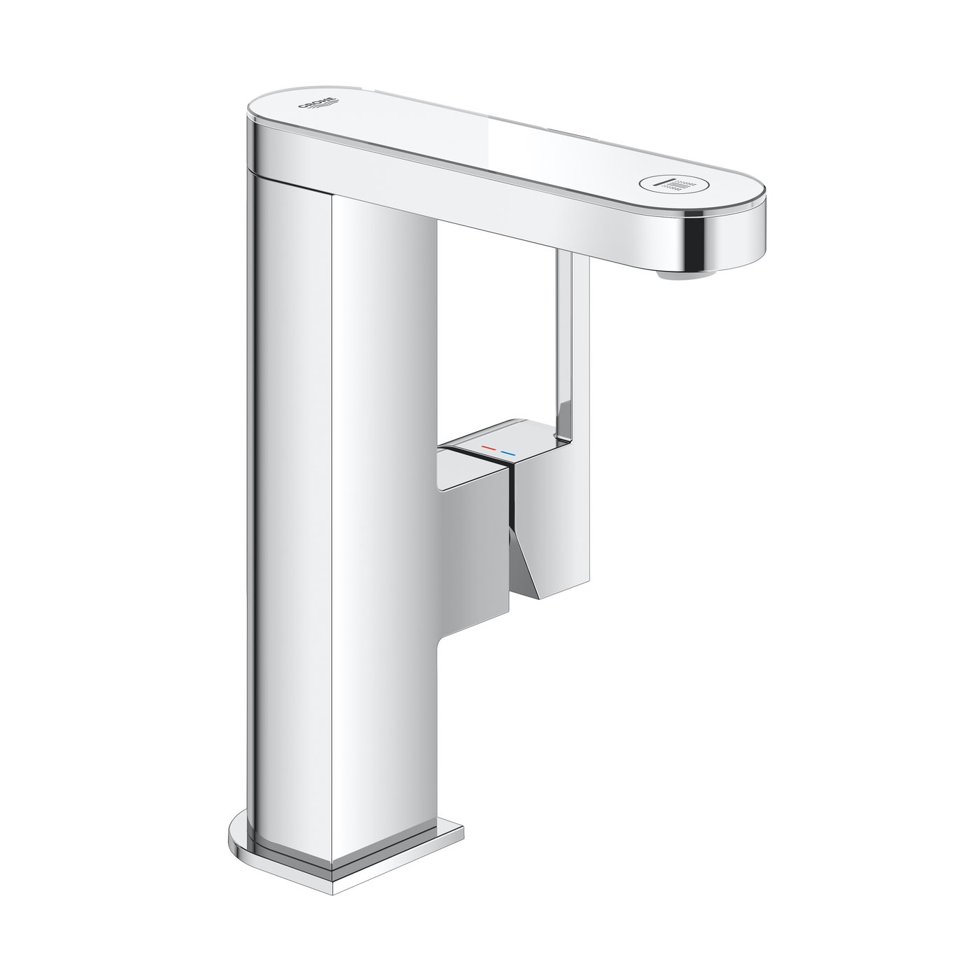 Grohe Plus basin fitting M-Size with EcoJoy, with push-open waste valve ...