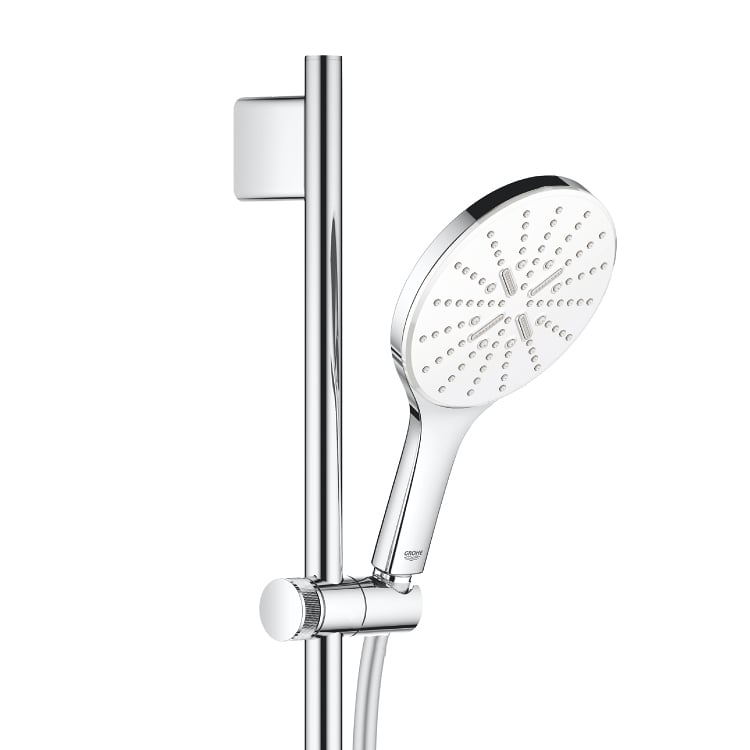 Grohe Vitalio SmartActive shower set, 3 spray modes chrome/moon white ...