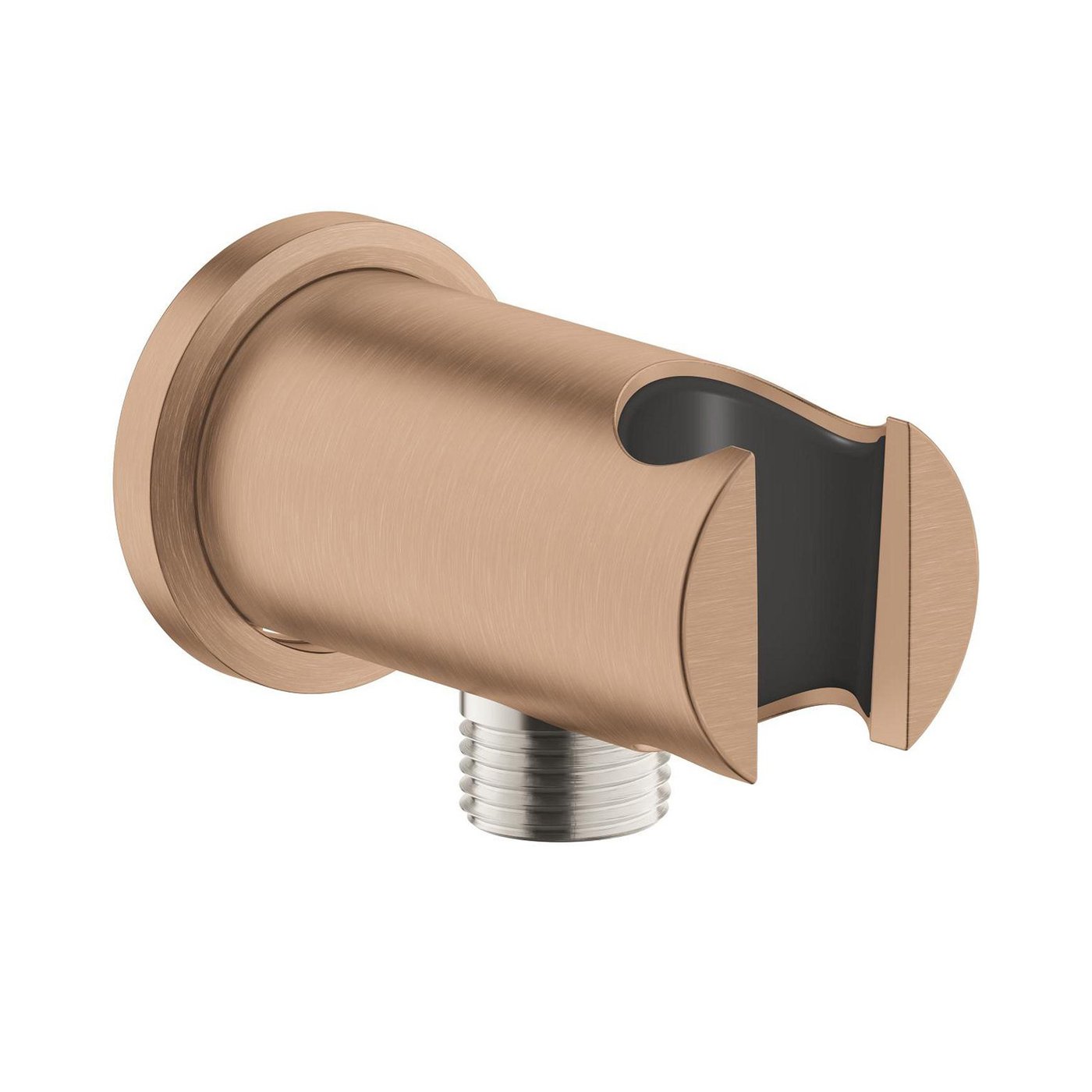 Grohe Rainshower shower bracket with hose connection brushed warm ...