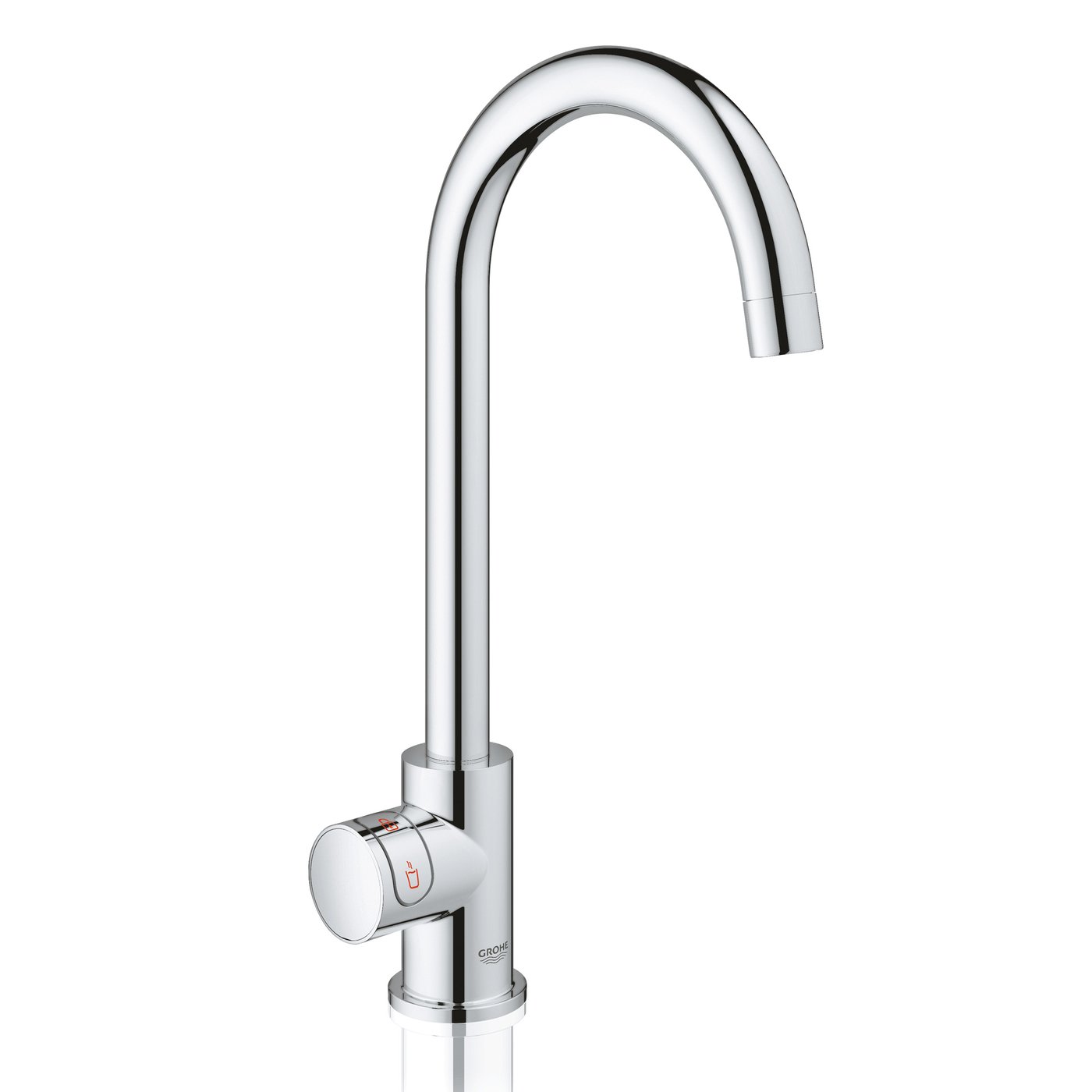 Grohe Red kitchen fitting, with hot and filter system, can be swivelled ...