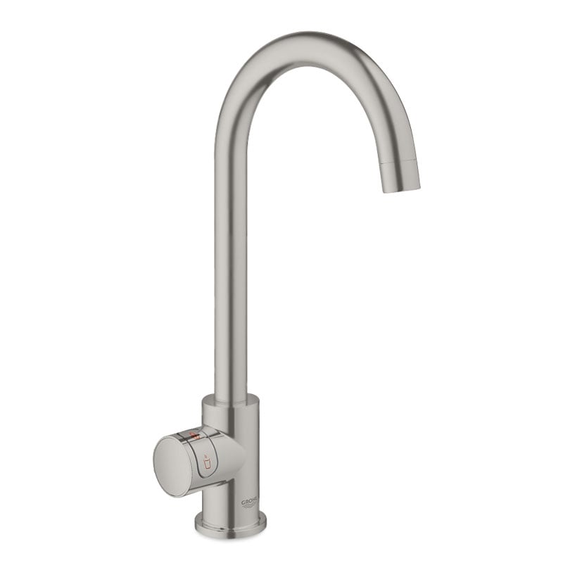 Grohe Red kitchen fitting, with hot and filter system, can be swivelled ...