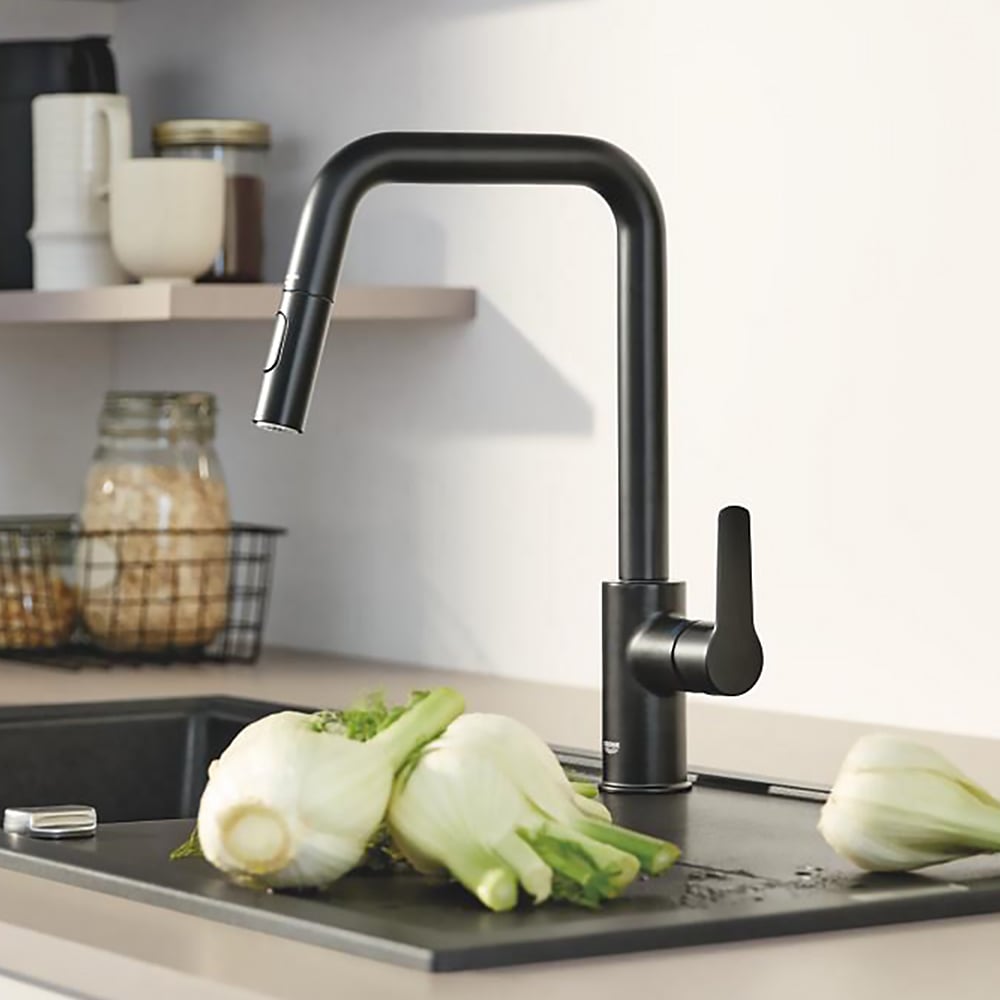 Fabelhafte Grohe Küchenarmatur Schwarz Ebenbild