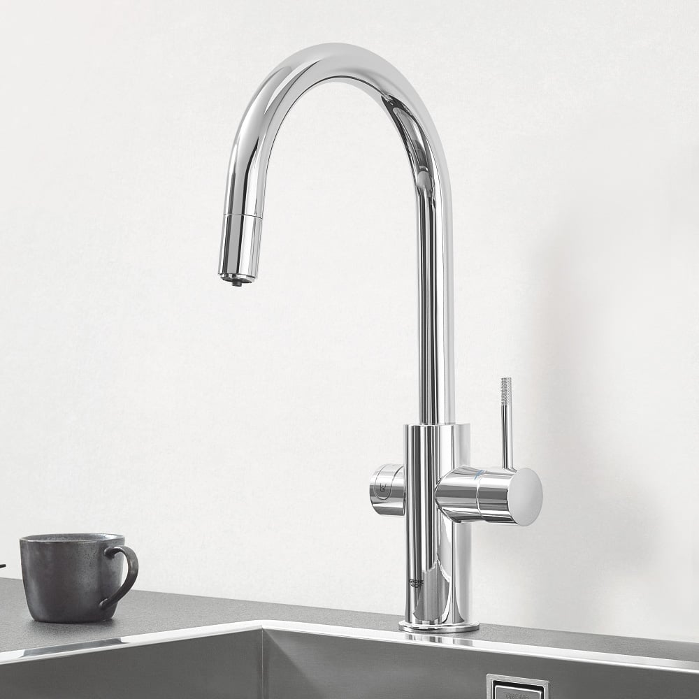 Grohe Blue Professional Küchenarmatur mit Soda- und Filtersystem ...