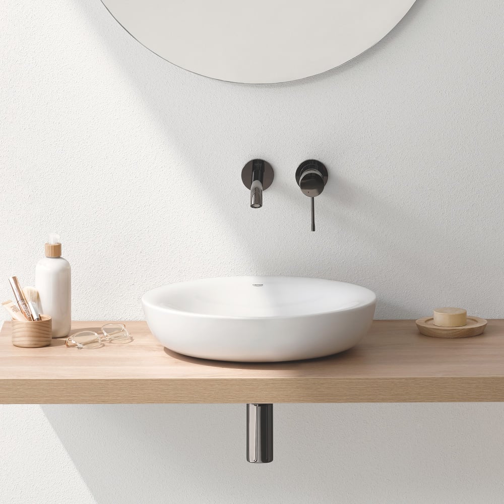 Grohe Essence countertop basin with PureGuard hygiene coating, white ...