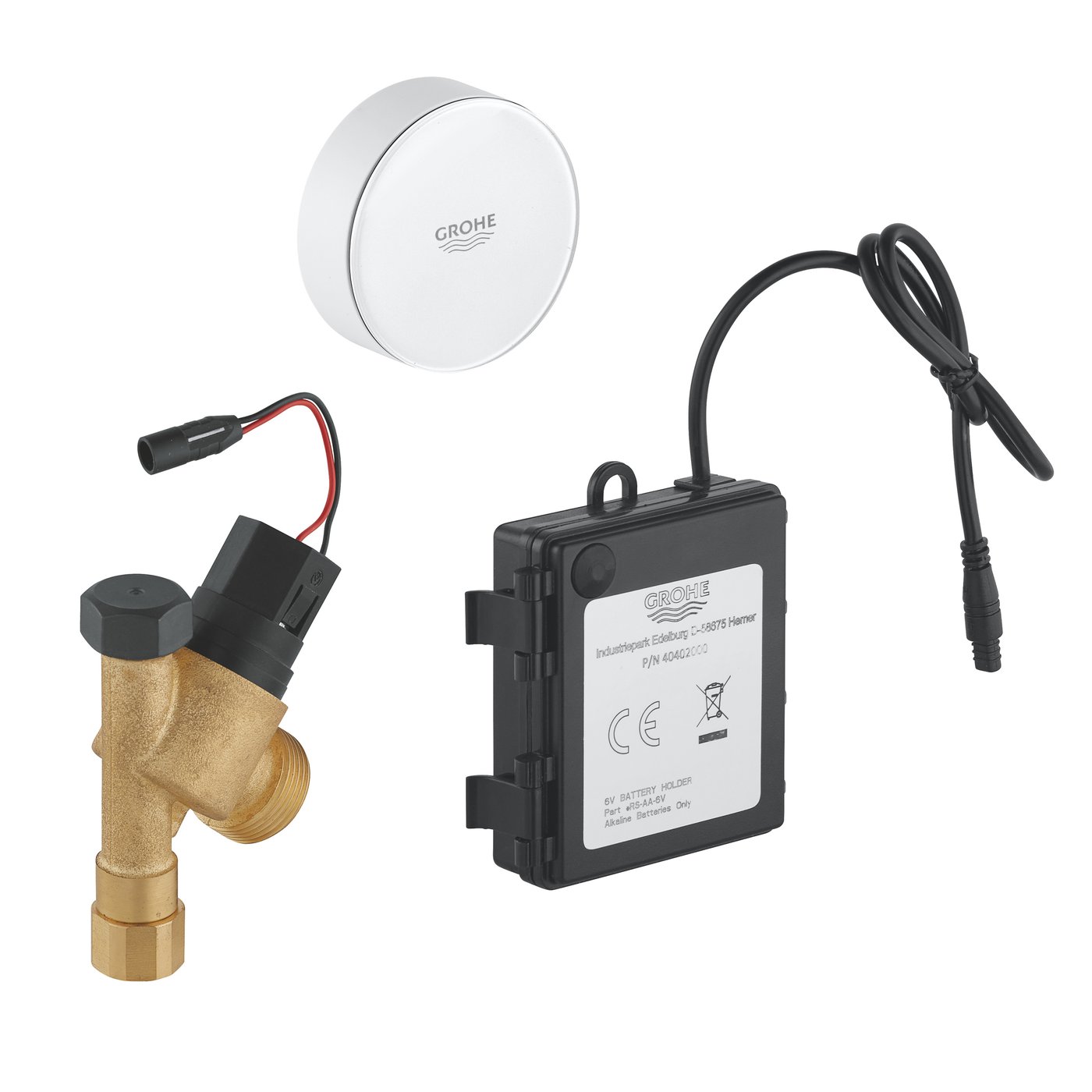 Grohe Switch electronic shut-off valve for dishwasher, battery-operated ...