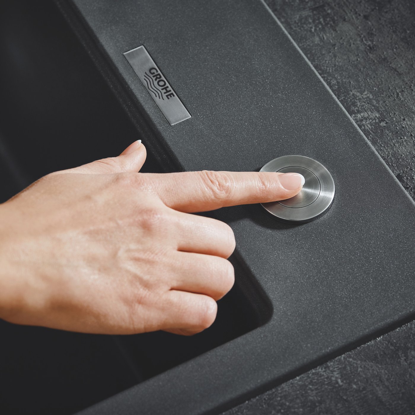 Grohe Universal waste set with push-excenter chrome - 40986SD0 | REUTER