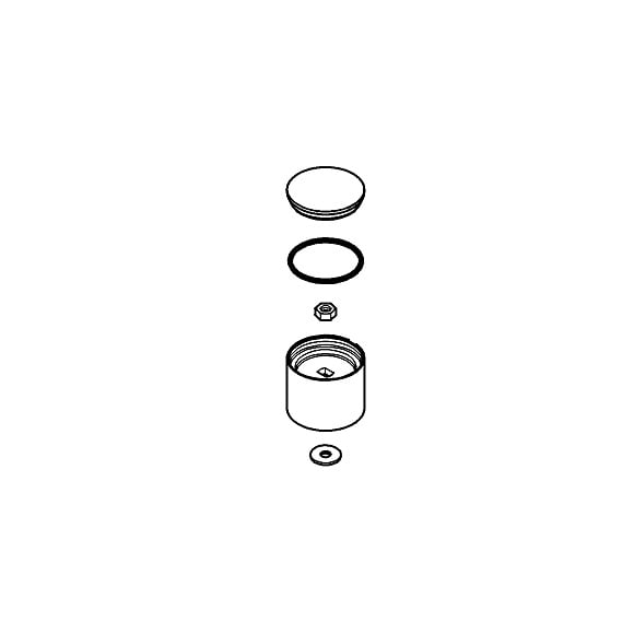 Grohe diverter knob 46585, chrome - 46585000 | REUTER