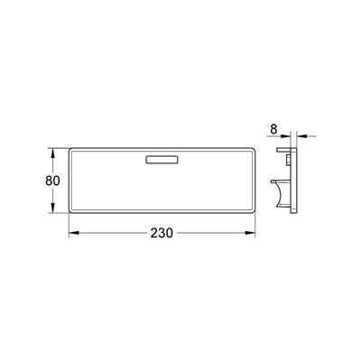 Grohe Concetto plastic shelf for single-lever shower mixer 32210001 ...