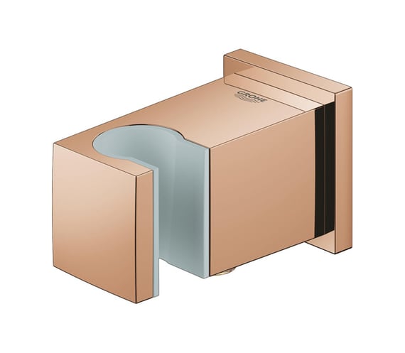 Grohe Euphoria Cube shower bracket with hose connection warm sunset ...