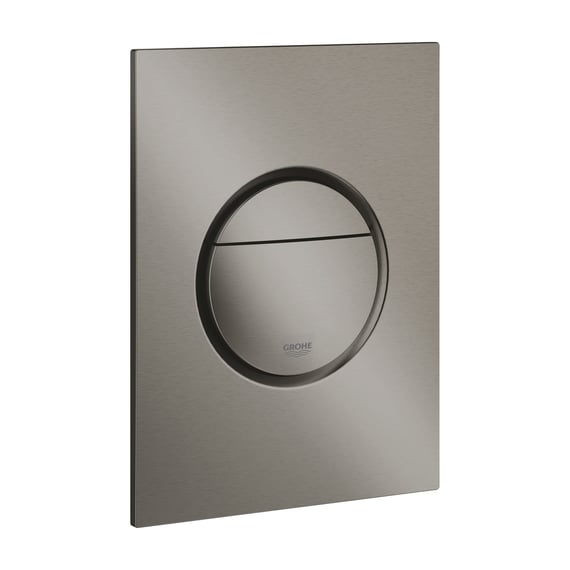 Grohe Nova Cosmopolitan S flush plate brushed hard graphite - 37601AL0 ...