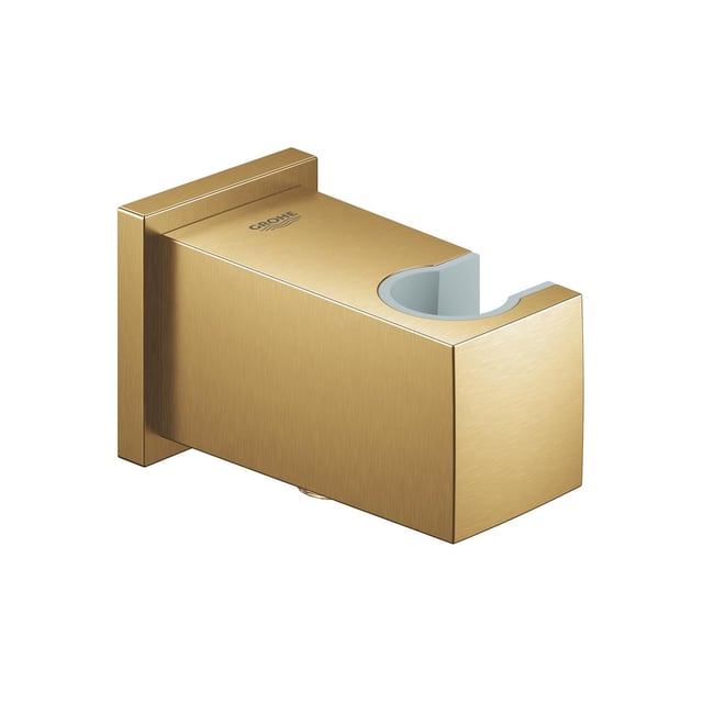 Grohe Euphoria Cube shower bracket with hose connection brushed cool ...