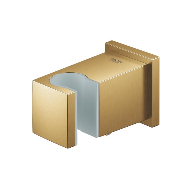 Grohe Euphoria Cube shower bracket with hose connection brushed cool ...