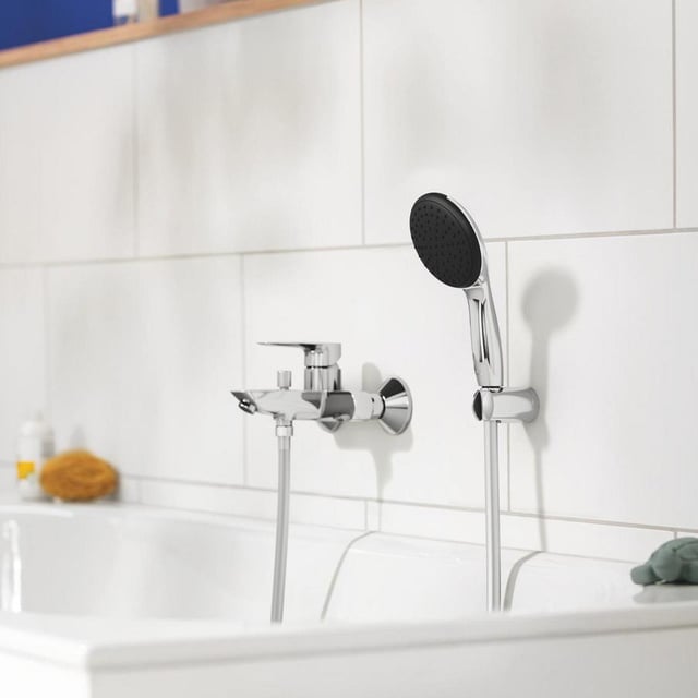 Grohe Vitalio Start 110 hand shower set with bracket, 3 spray modes ...