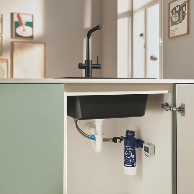 Grohe Blue Pure Minta kitchen fitting, extendable, can be swivelled ...