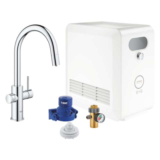 Grohe Blue Professional Küchenarmatur mit Soda- und Filtersystem ...