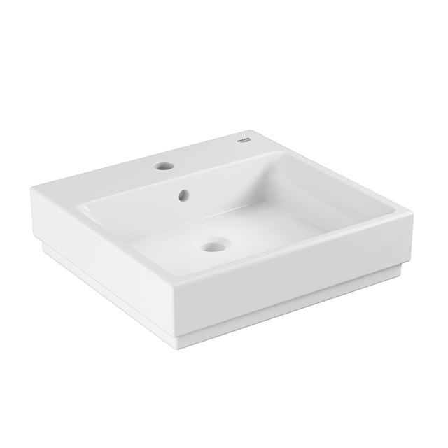 Grohe Cube Ceramic countertop basin with PureGuard hygiene coating ...