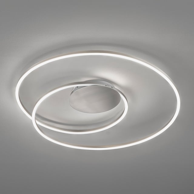 Fischer & Honsel Holy ceiling light, LED dimmable, matt nickel/matt ...