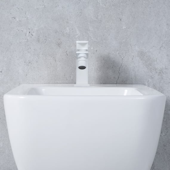 Fortis Scala bidet mixer matt white - 8430600MW | REUTER