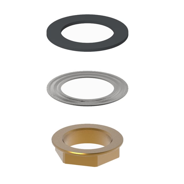 Fortis replacement set of fittings for basin mixers with tall pillars ...