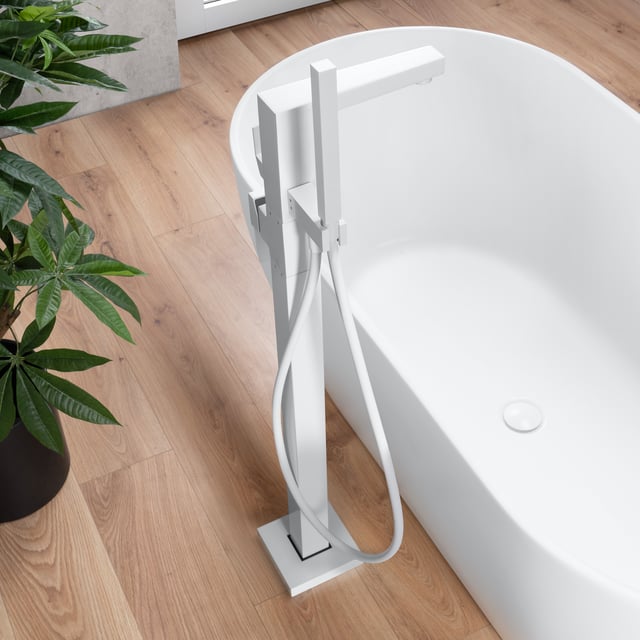 Fortis Scala freestanding bath mixer, for concealed installation unit ...