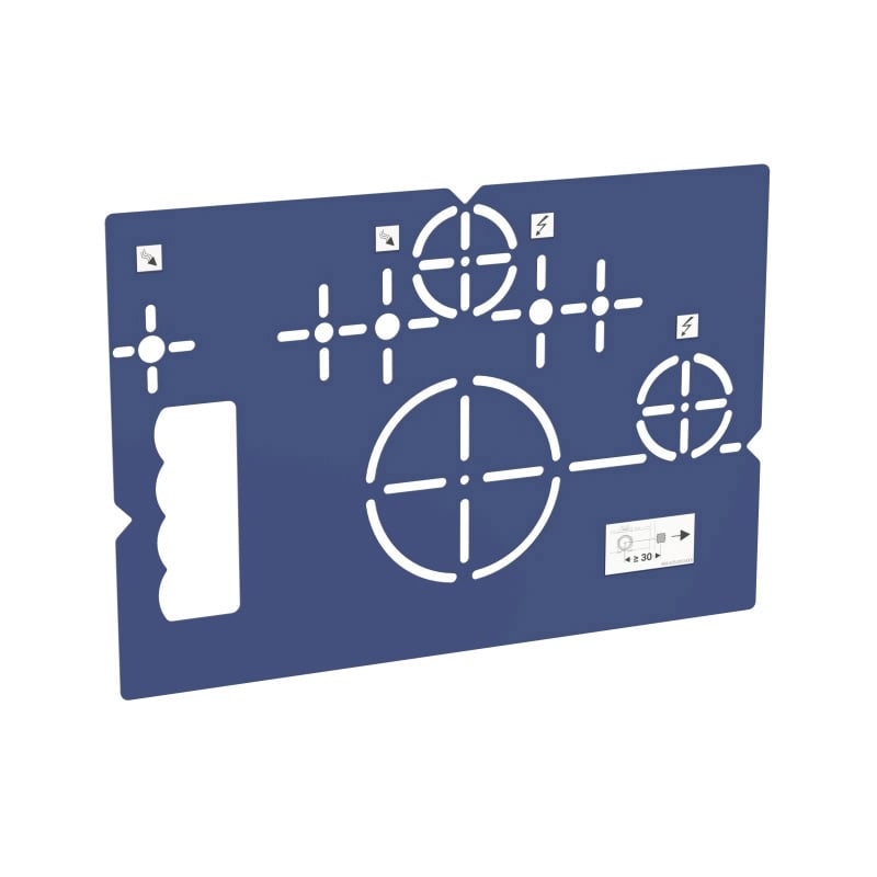 Geberit borehole template for wall-mounted toilet and Geberit AquaClean ...