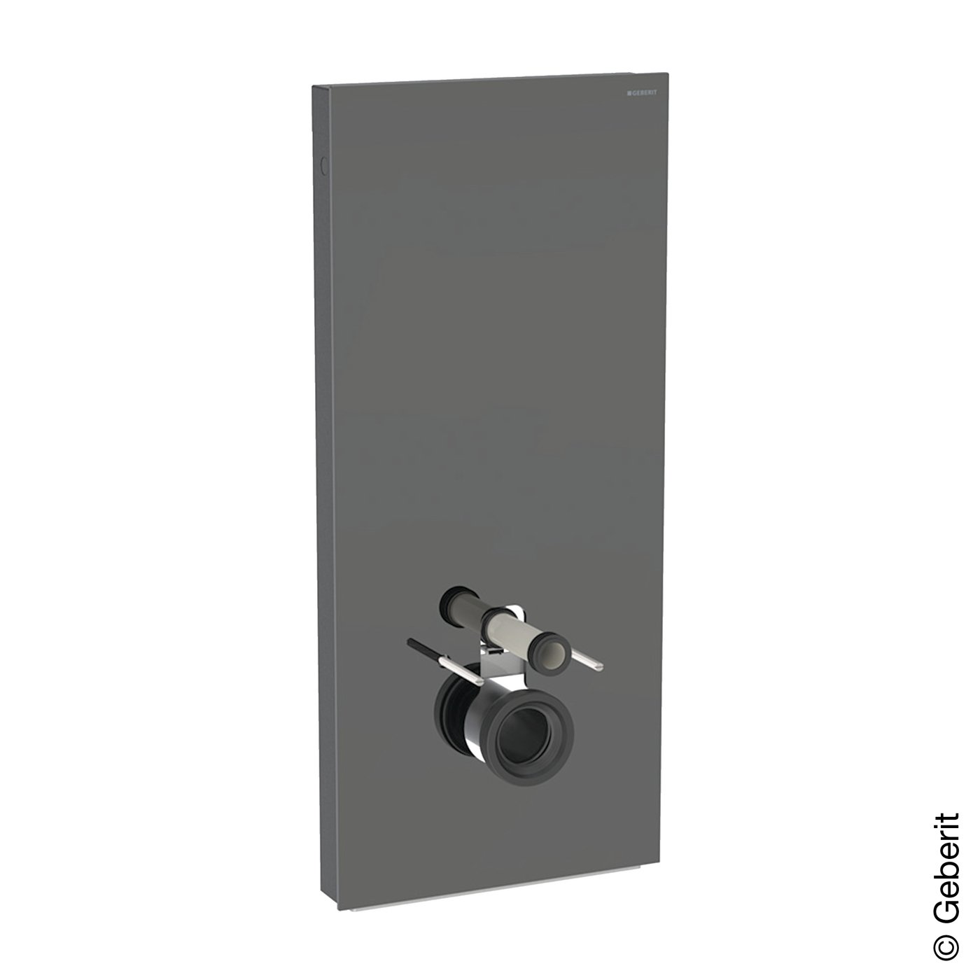 Geberit Monolith Plus Module sanitaire, pour cuvette murale lave/chrome ...