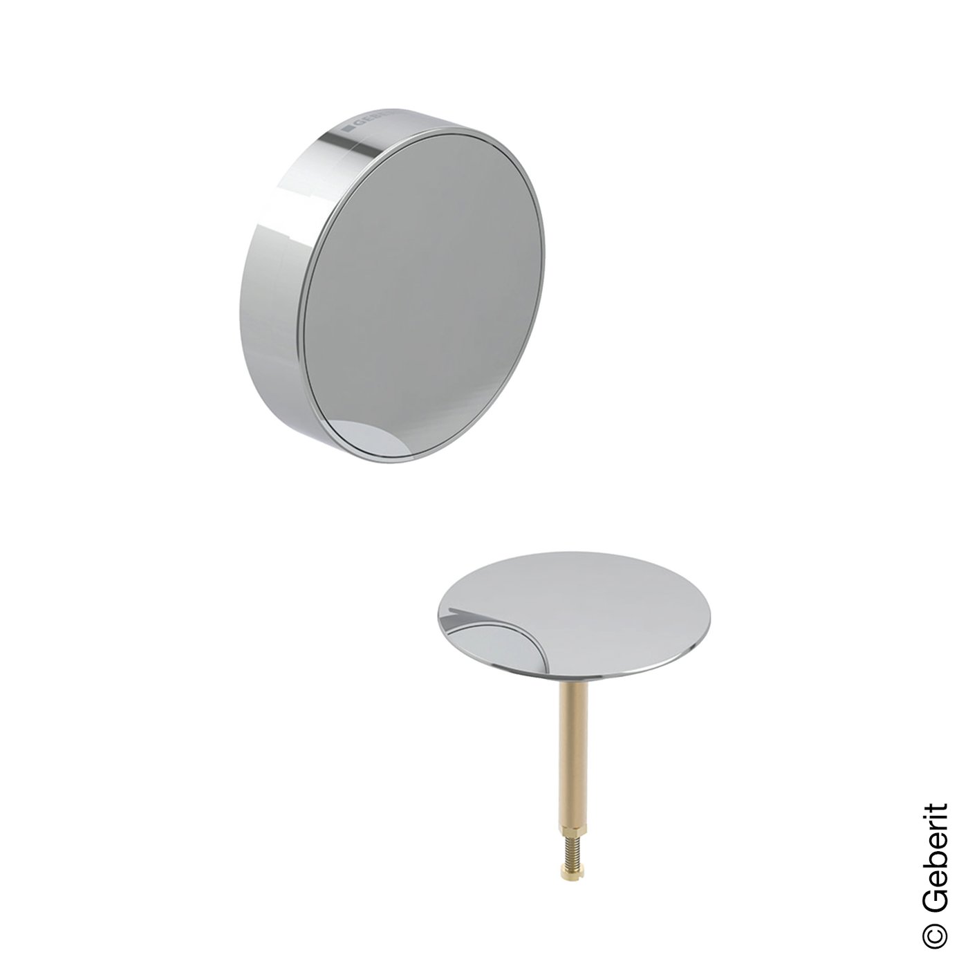 Geberit Split covers for waste & overflow sets chrome - 150300211 | REUTER