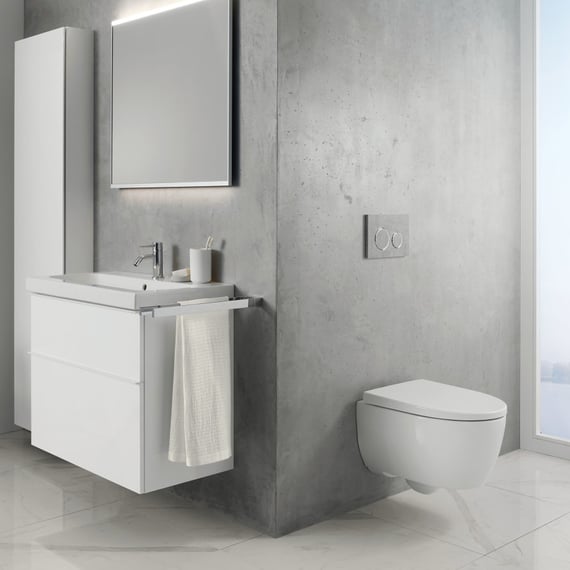 Geberit iCon Cuvette suspendue avec technologie TurboFlush, avec ...