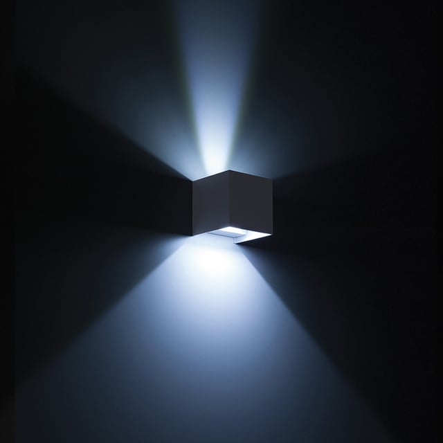 GEA LUCE GES wall light, 2 heads, adjustable, LED white - GES1020 | REUTER