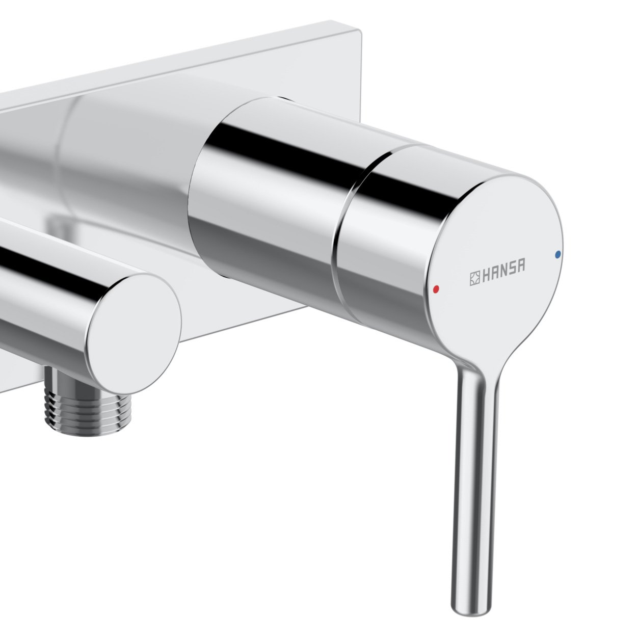 Hansa Vantis Style concealed shower fitting with mixer chrome ...