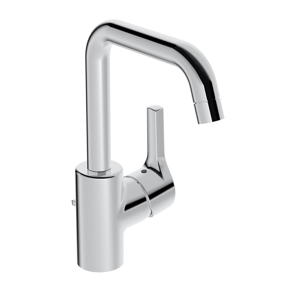 Hansa Stela basin fitting with pop-up waste set, chrome - 56372203 | REUTER