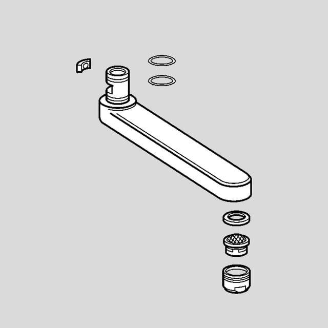 Hansa complete spout projection: 145 mm - 59911380 | REUTER
