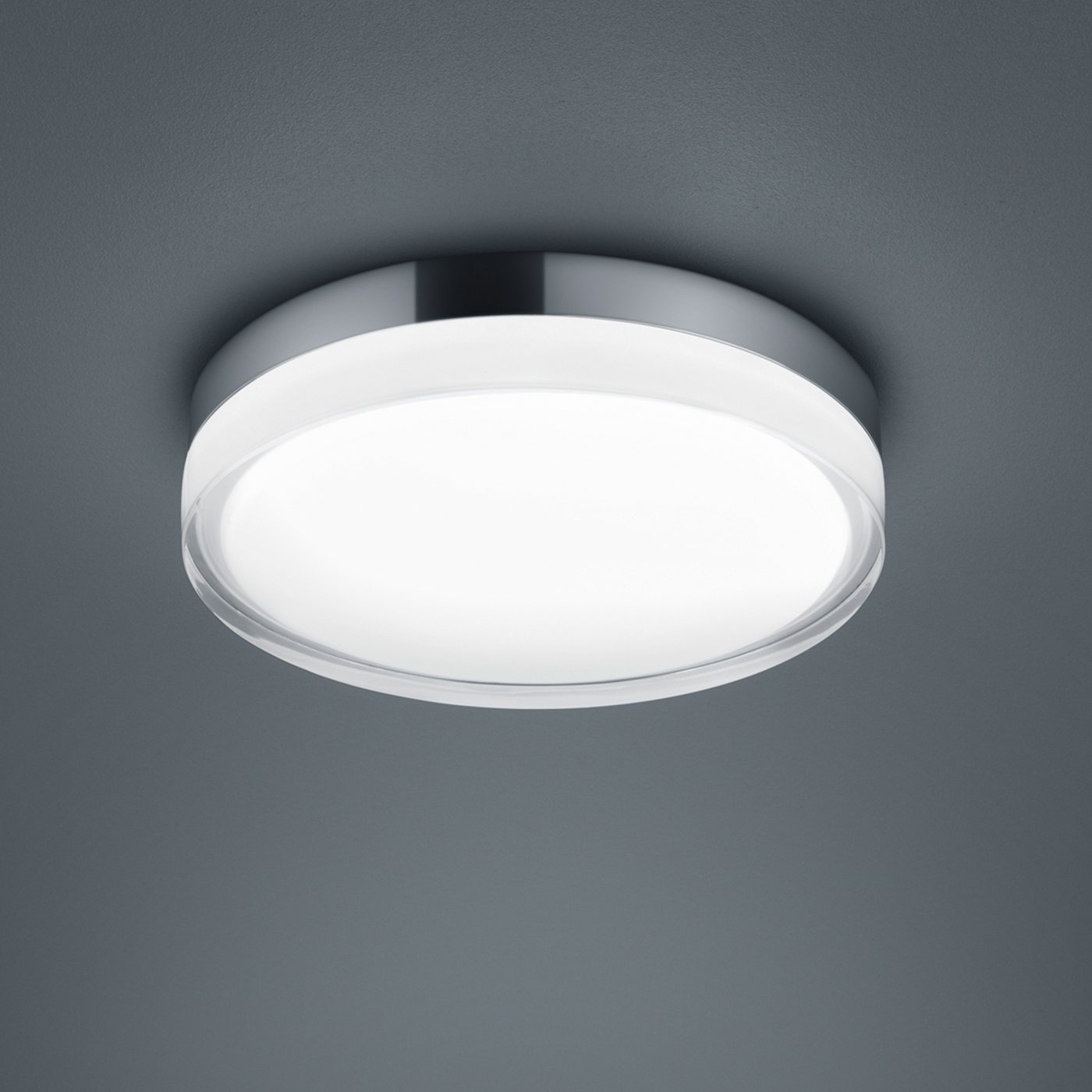 helestra TANA ceiling light, LED chrome/partially satin - 15/1933.04 ...