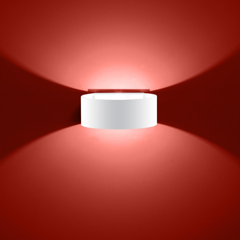 Helestra Fosca wall light, LED matt white - 18/1328.07 | REUTER