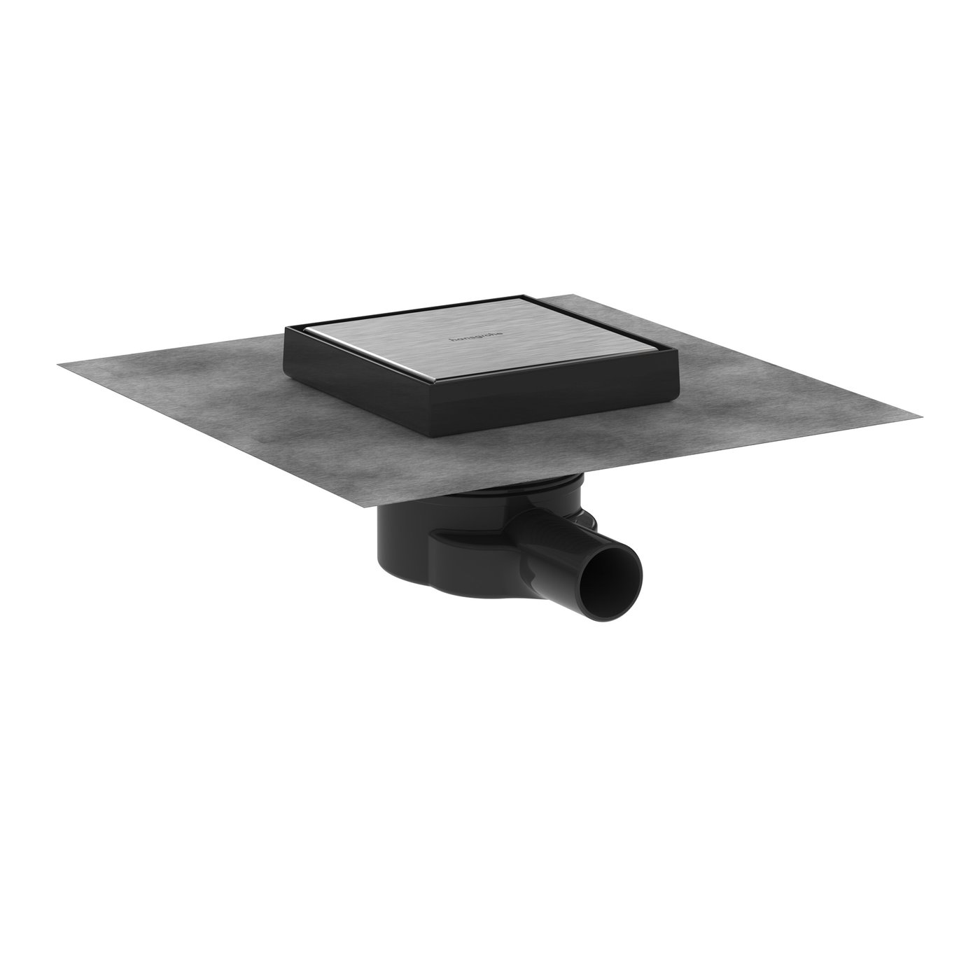 hansgrohe RainDrain Point complete bathroom drain set, for standard ...