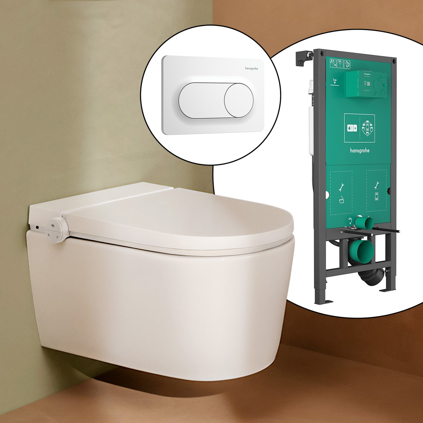 Stilvolle Dusch Wc Komplett Set Bilder