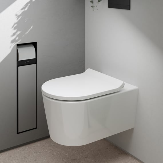Flush With Wall Mounted Space Saving Wall Hung / Wall Mounted Toilets