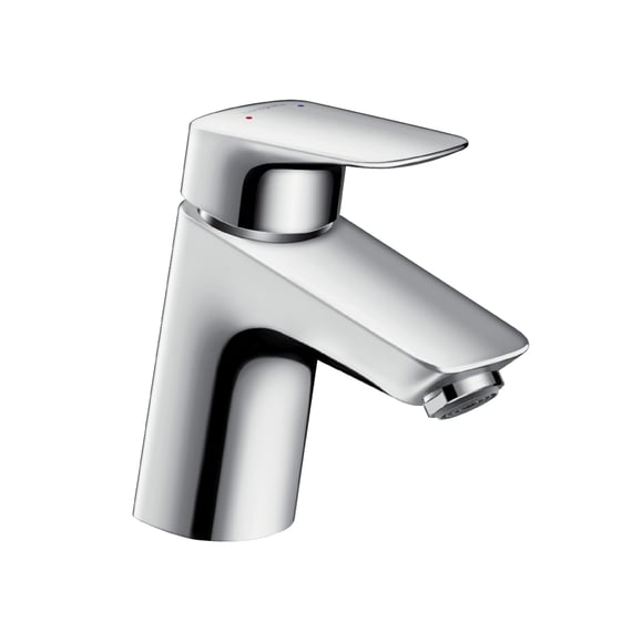 hansgrohe Logis basin fitting 70 with EcoSmart, with pop-up waste set ...