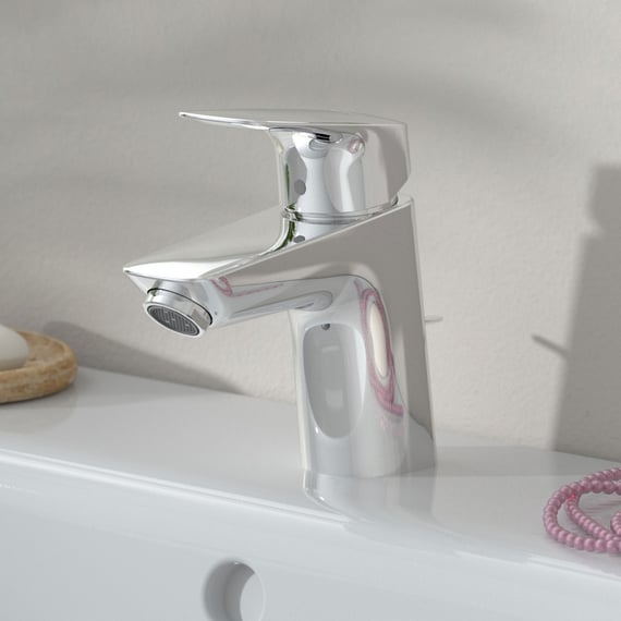 hansgrohe Logis basin fitting 70 with EcoSmart, with pop-up waste set ...