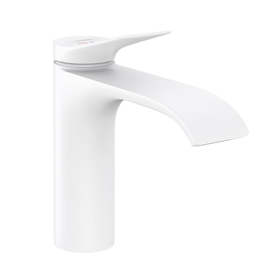 hansgrohe Vivenis basin fitting 110 CoolStart with EcoSmart, matt white ...