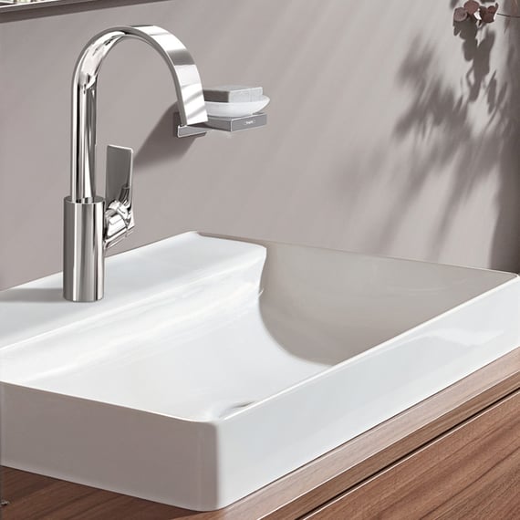 hansgrohe Vivenis basin fitting 210 with EcoSmart, with pop-up waste ...