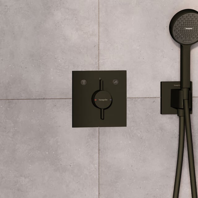 Stilvolle Hansgrohe Unterputz Armatur Schwarz Fotos