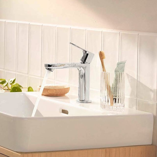 hansgrohe Rebris S basin fitting 110 CoolStart with EcoSmart, chrome ...