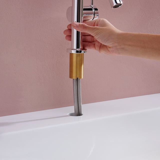 hansgrohe Tecturis S Waschtischarmatur 110 Fine CoolStart mit EcoSmart+ ...