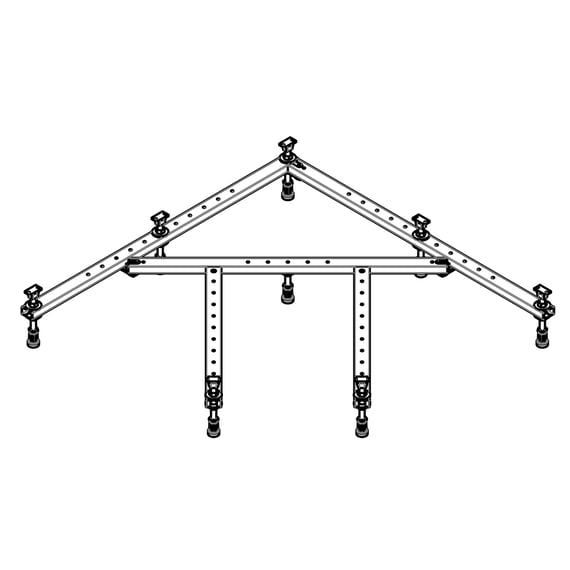 Hoesch Universal base frame for quadrant shower tray - 118973 | REUTER