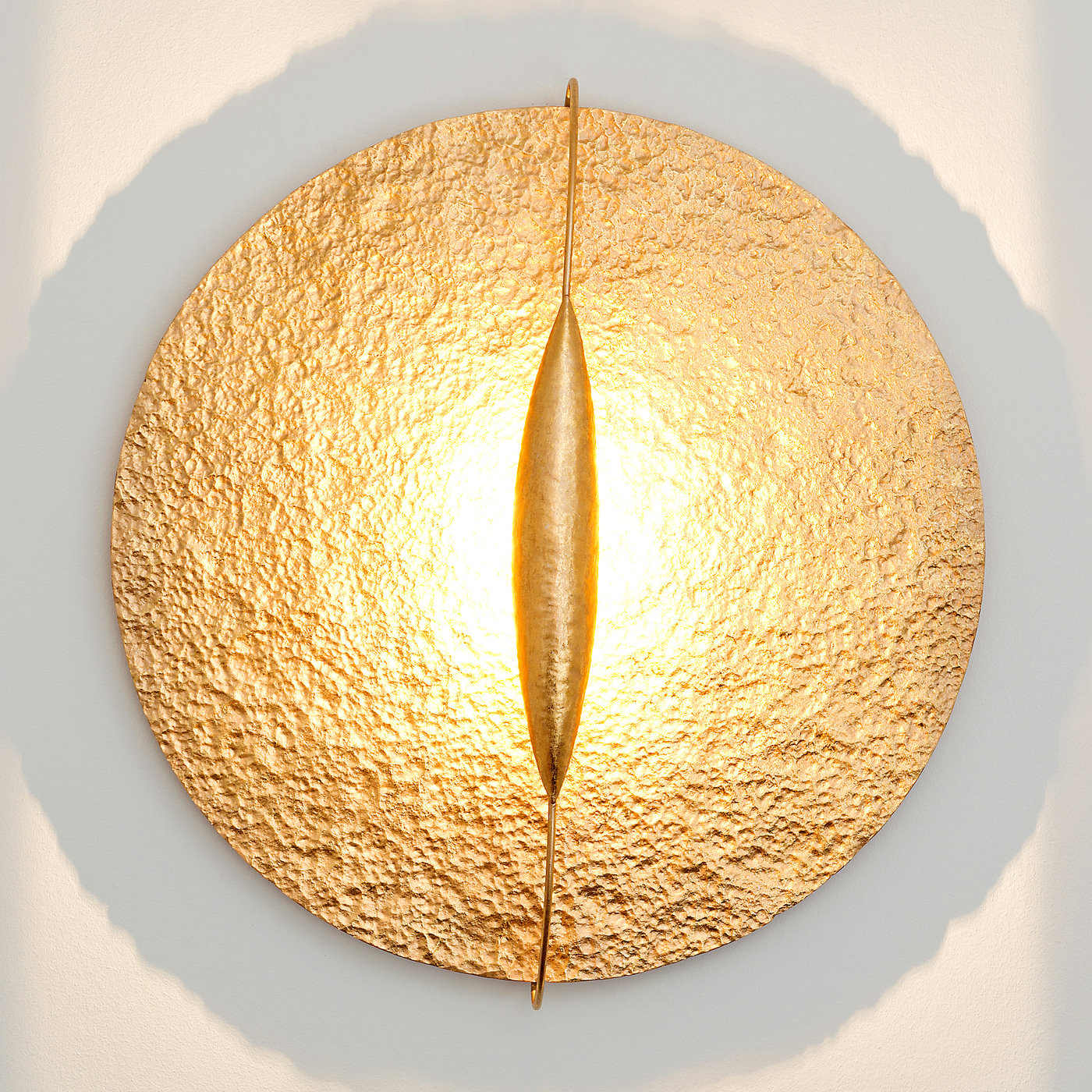 HOLLÄNDER Trabant LED ceiling/wall light dimmable, gold - 300 K 1669 X ...